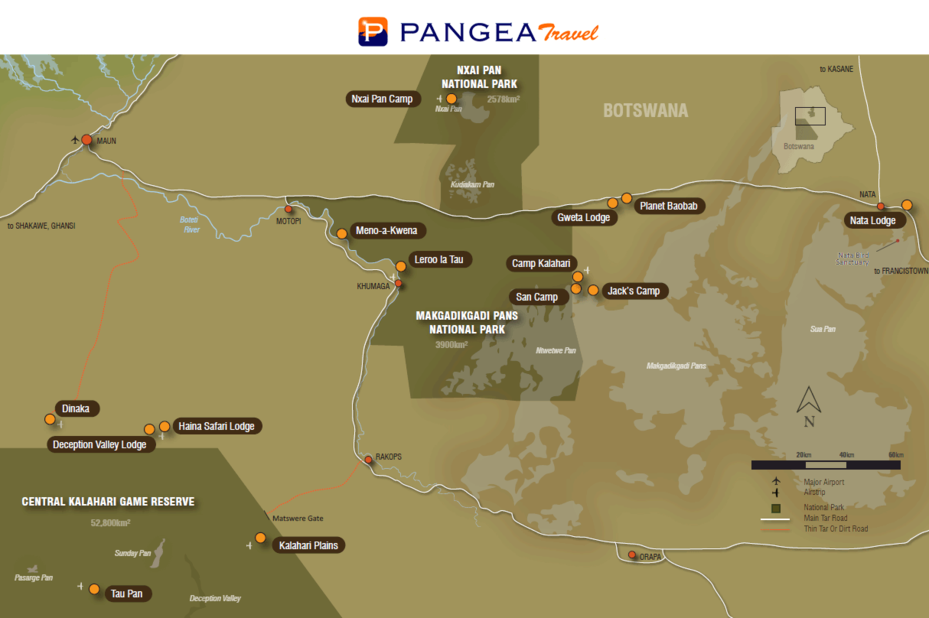 Makgadikgadi Pan National Park - Botswana | PANGEA Travel